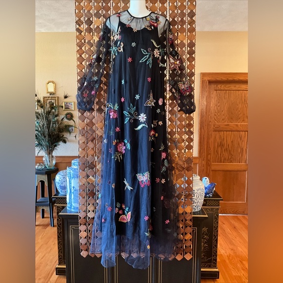 Johnny Was | Dresses | Nwt20 Johnny Was Black Label Spellbound Mesh ...